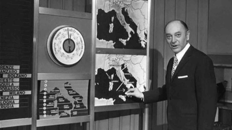 Trent'anni fa moriva il colonnello Bernacca, volto popolare della Rai ...